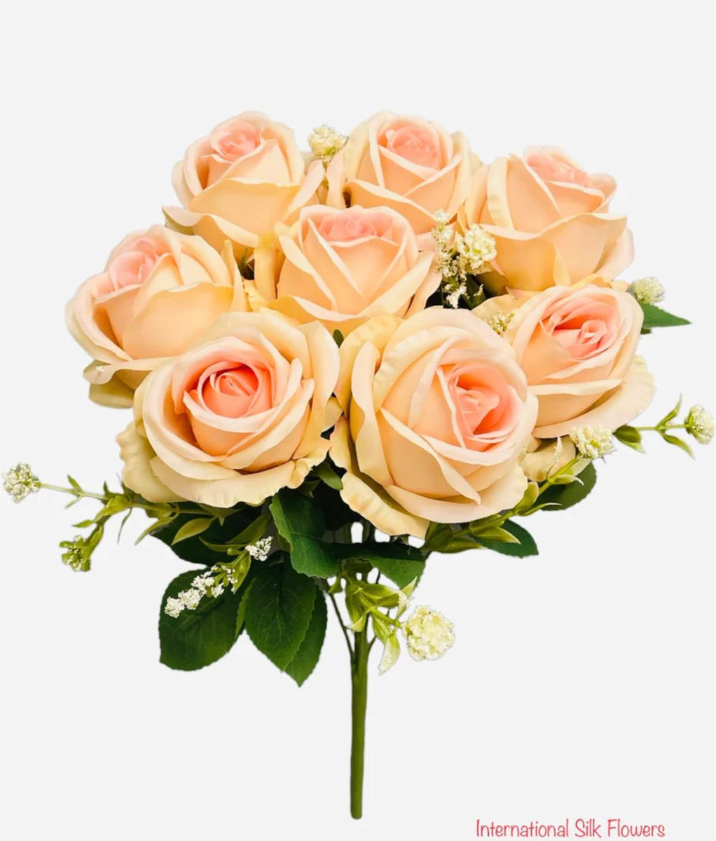 16.5'' Gypso Rose Bush ( TY1308-Light Peach ) 192065 – International ...