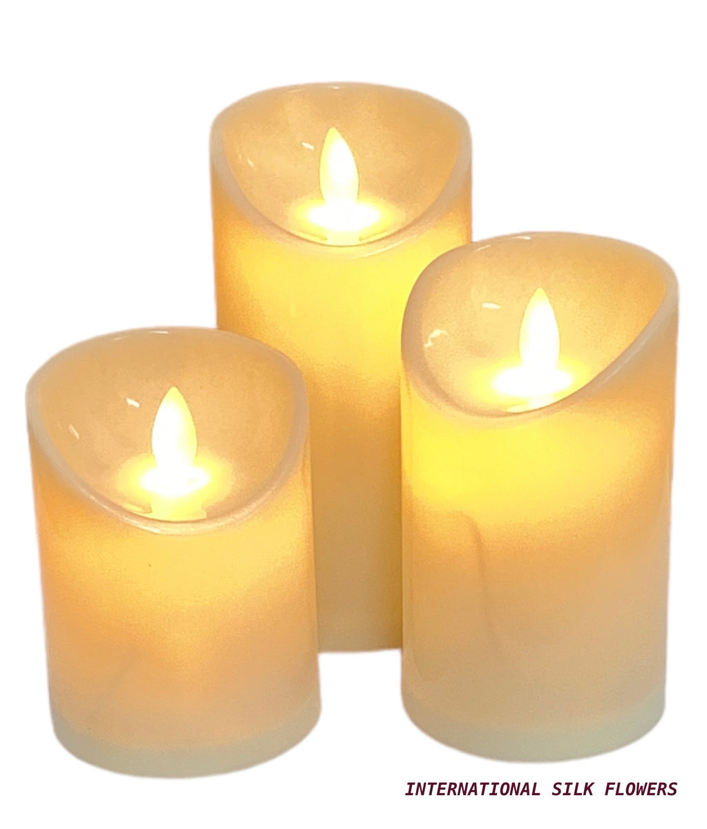 6'' Plastic Swing Candle ( 5989-IVORY ) – INTERNATIONAL SILK